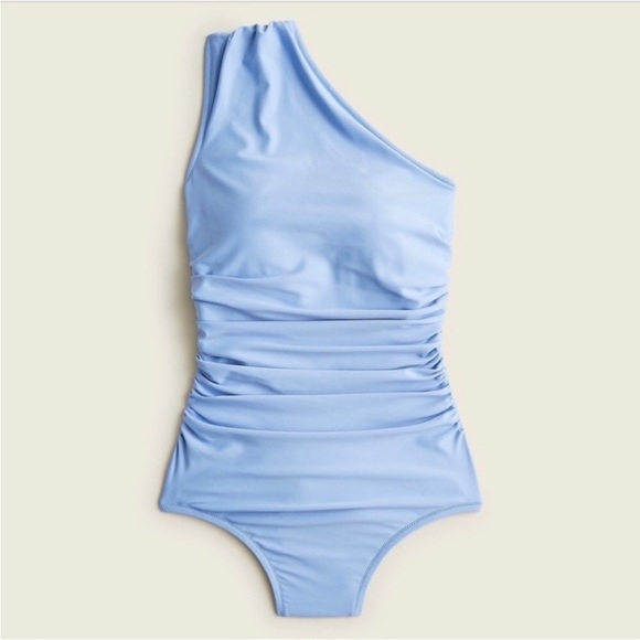 J. Crew | Swim | J Crew Ruched One Shoulder One Piece Swim | Poshmark